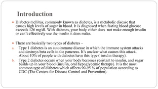 Anti diabetic project | PPTX