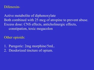 Antidiarrhoeals | PPT