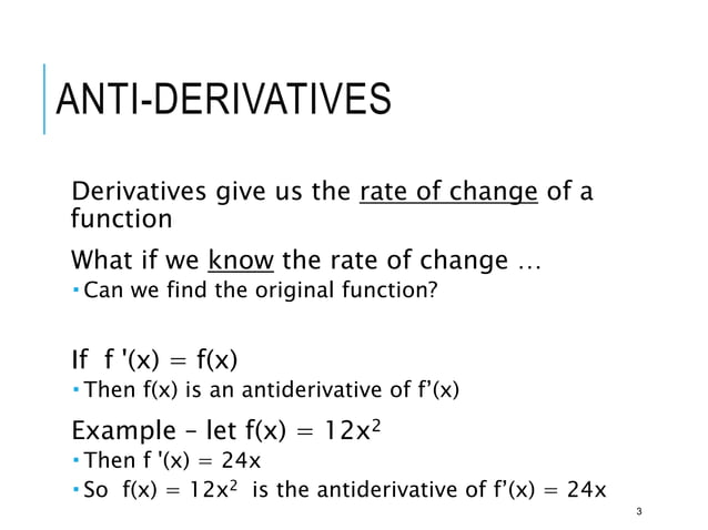 antidifferentiation.ppt