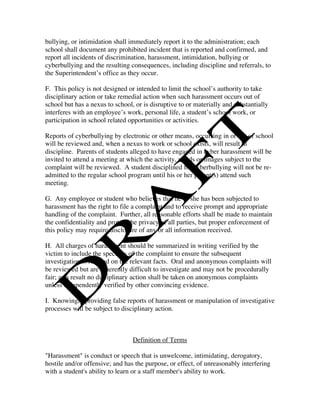 Anti-Discrimination Policy | PDF