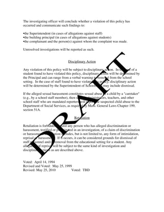 Anti-Discrimination Policy | PDF