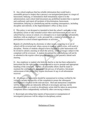 Anti-Discrimination Policy (Draft) | PDF