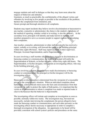 Anti-Discrimination Policy (Draft) | PDF
