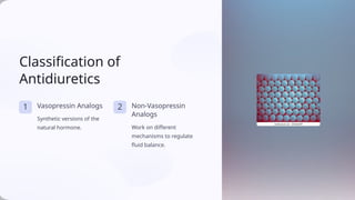 Antidiuretic-Drugs SK.pptx for nursing . | PPTX | Chemistry | Science