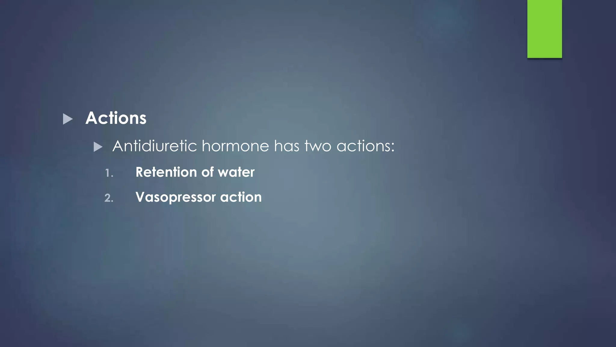 Anti Diuretic Hormone | PPTX