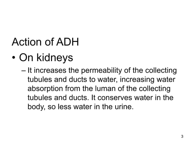Anti Diuretic Hormone(ADH).ppt | Hormonal Disorders | Endocrine and Metabolic Diseases