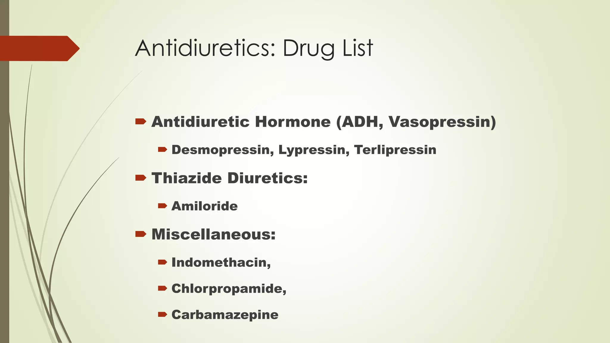Antidiuretics | PPTX