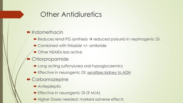 Antidiuretics | PPT