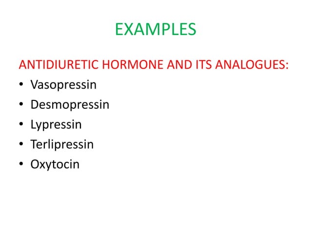 Antidiuretics | PPTX | Endocrine and Metabolic Diseases | Diseases and ...