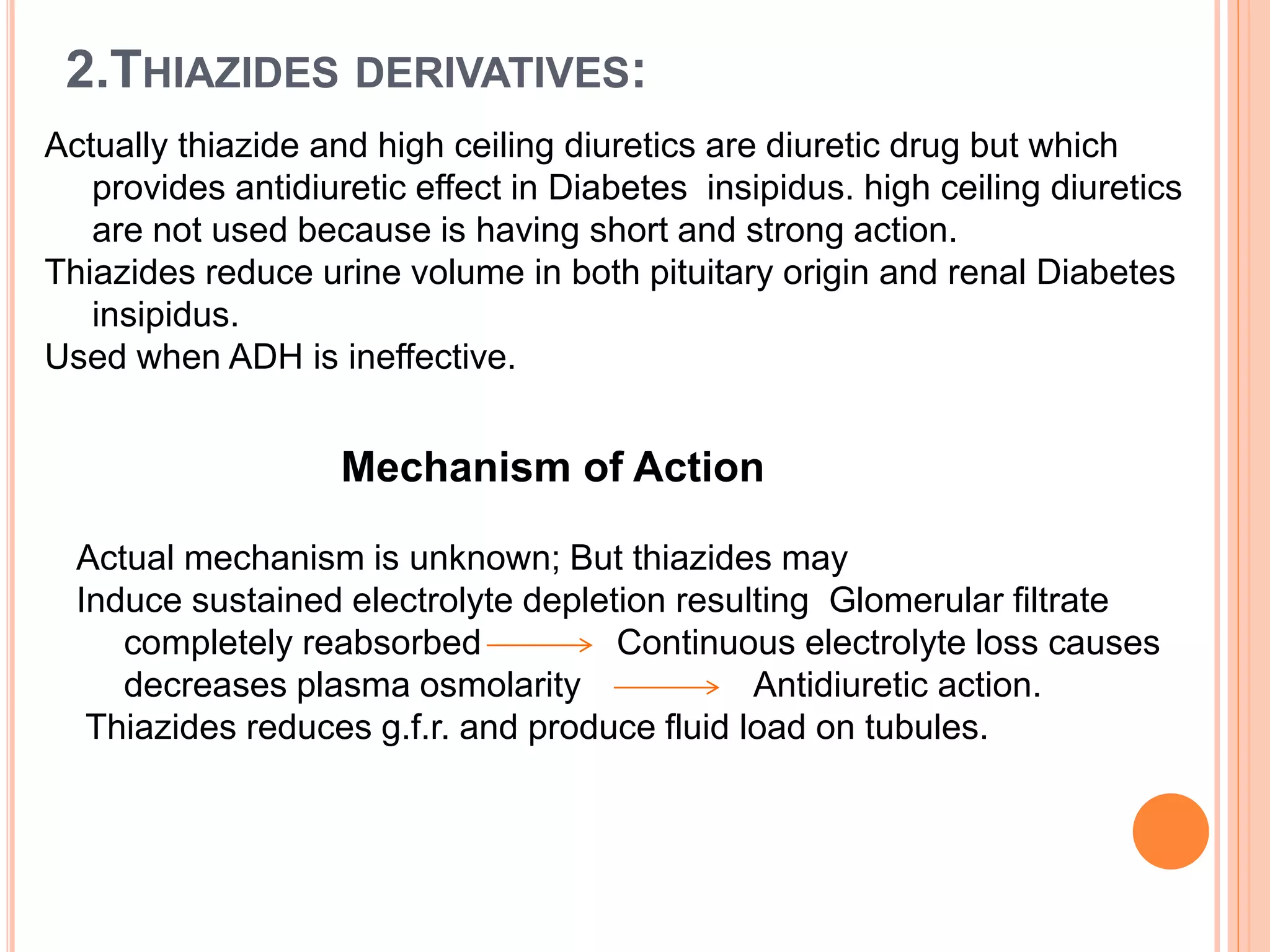 Anti diuretics drugs | PPTX