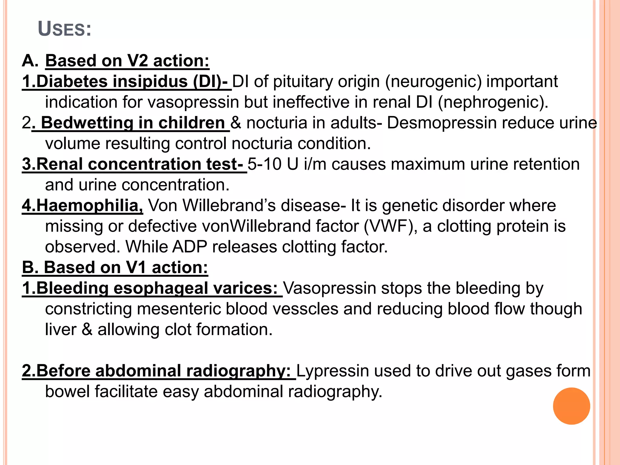 Anti diuretics drugs | PPTX