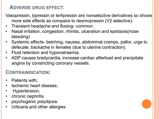 Anti diuretics drugs | PPTX | Endocrine and Metabolic Diseases ...