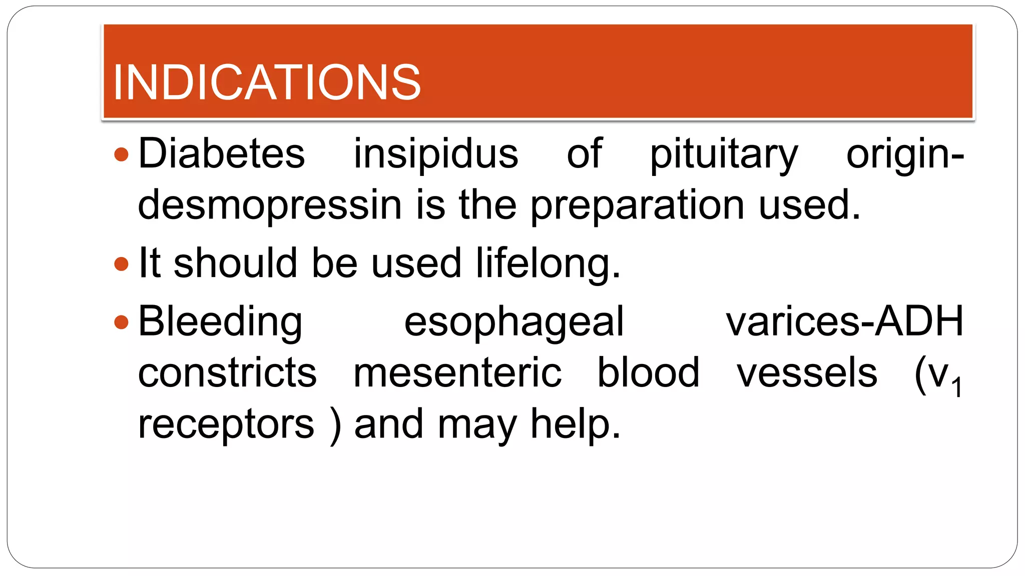 Antidiuretics | PPTX