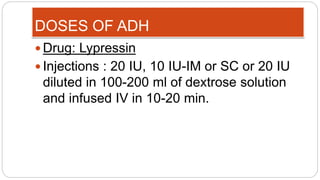 Antidiuretics | PPTX