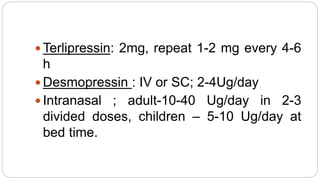 Antidiuretics | PPTX