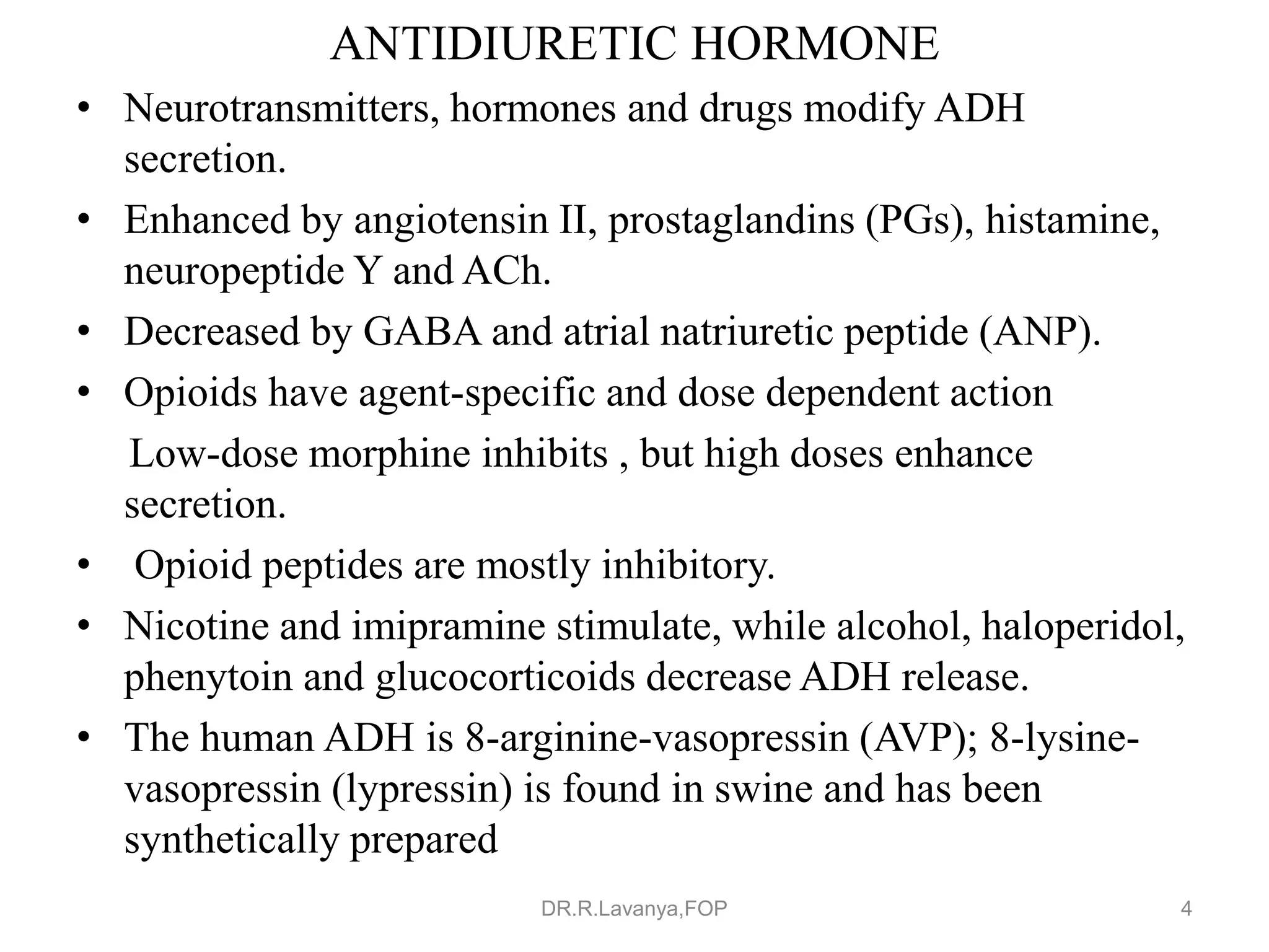 Antidiuretics | PDF