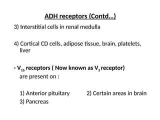 Antidiuretics.pptx based on goodman and gilmans book | PPTX