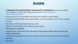 ANTI DIURETICS - Vasopressin analogues and SIADH.pptx
