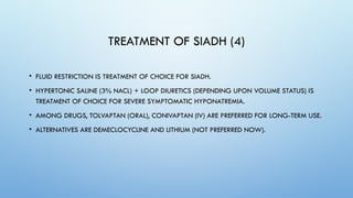 ANTI DIURETICS - Vasopressin analogues and SIADH.pptx