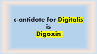 Antidote of pediatric poisoning | PPT