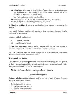 Antidotes | PDF