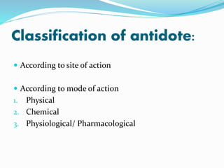 Antidotes | PPTX