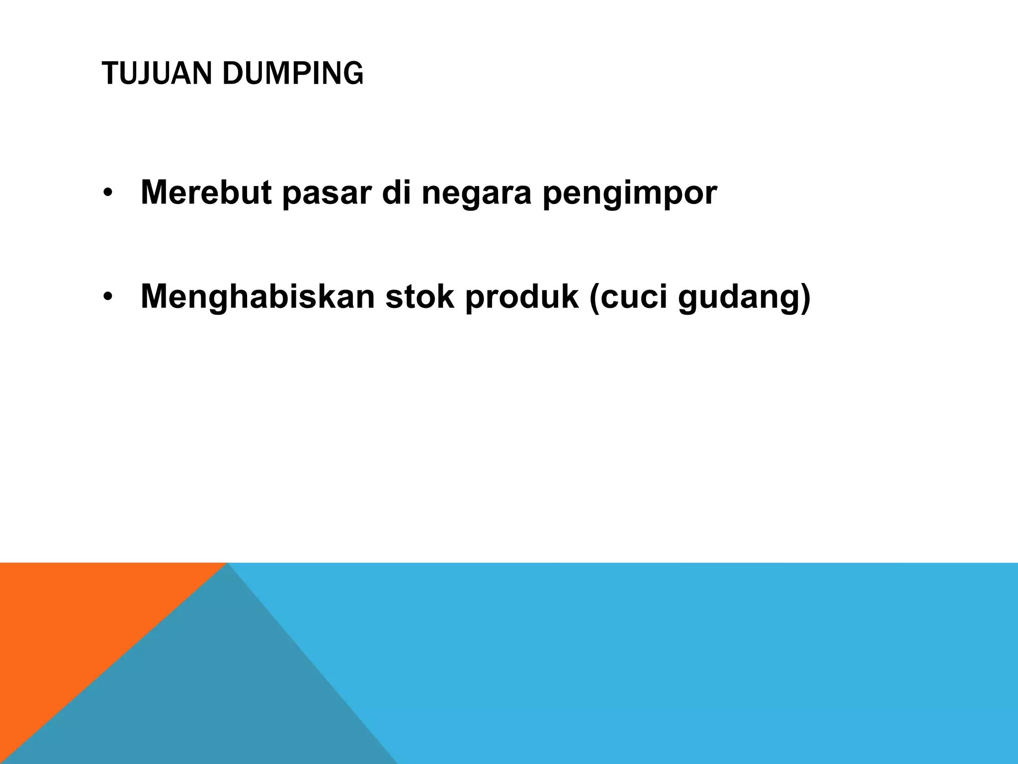 Anti dumping seri 1 | PPTX