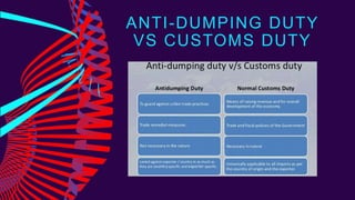 Anti dumping Duty | PPTX