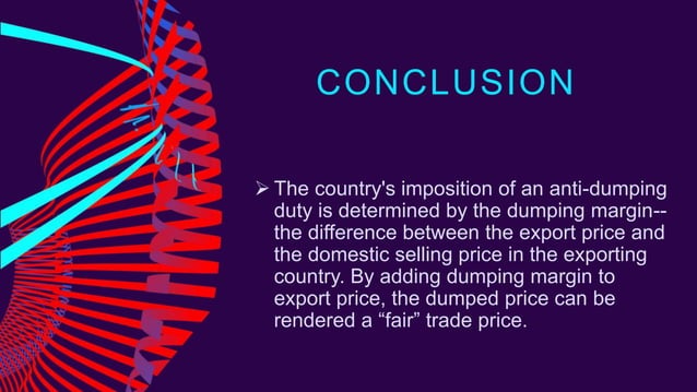 Anti dumping Duty | PPTX | Commodities | Economy