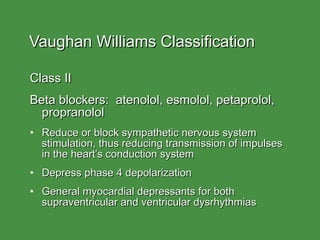 Antidysrhythmics | PPT | Heart and Cardiovascular Diseases | Diseases ...
