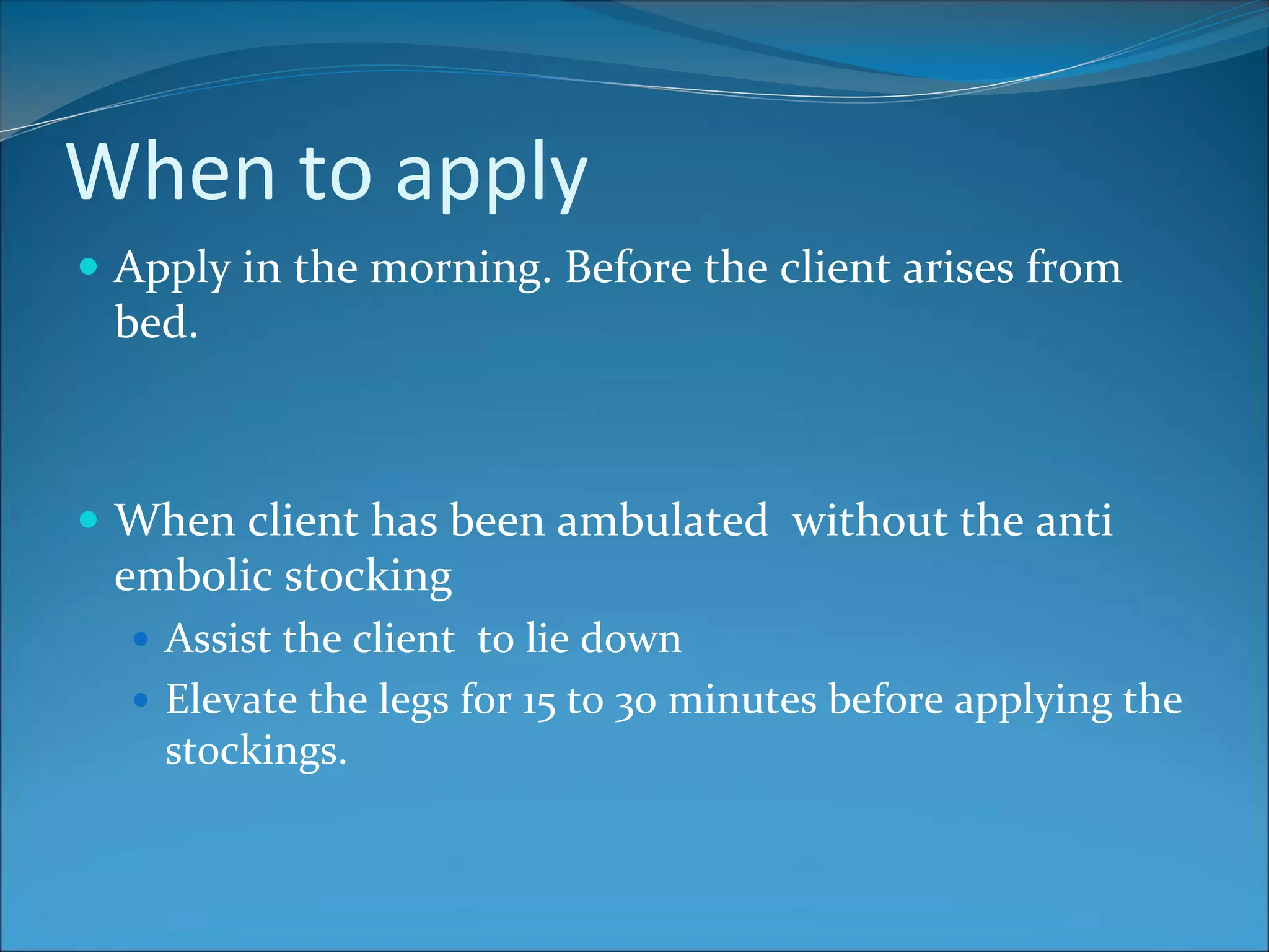 ANTI EMBOLIC STOCKING | PPT