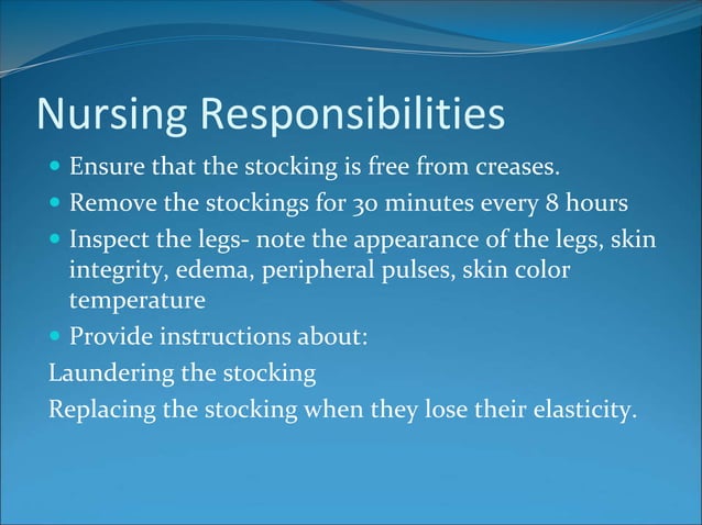 ANTI EMBOLIC STOCKING | PPT
