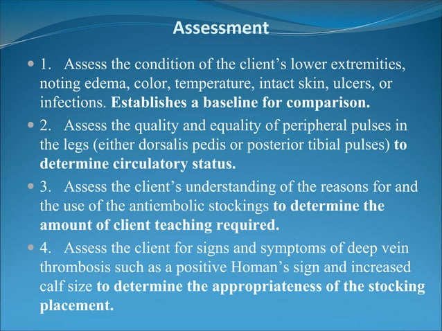 ANTI EMBOLIC STOCKING | PPT