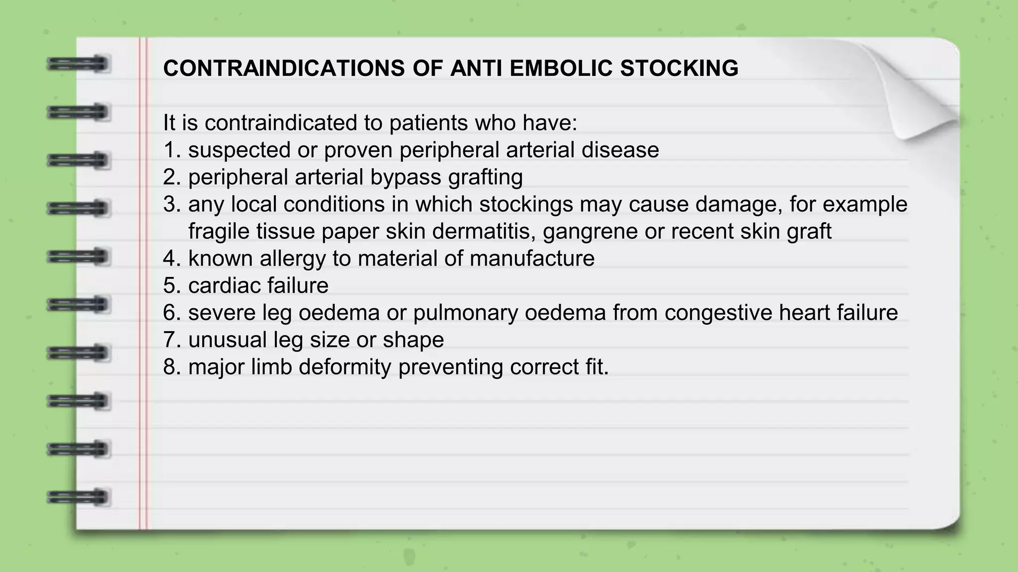 ANTI EMBOLIC STOCKING APPLICATION.pptx