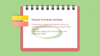 ANTI EMBOLIC STOCKING APPLICATION.pptx