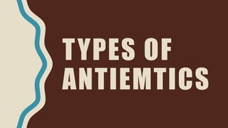 Antiemetic | PPTX | Illegal Drugs, Tobacco, eCigarettes, Vaping ...