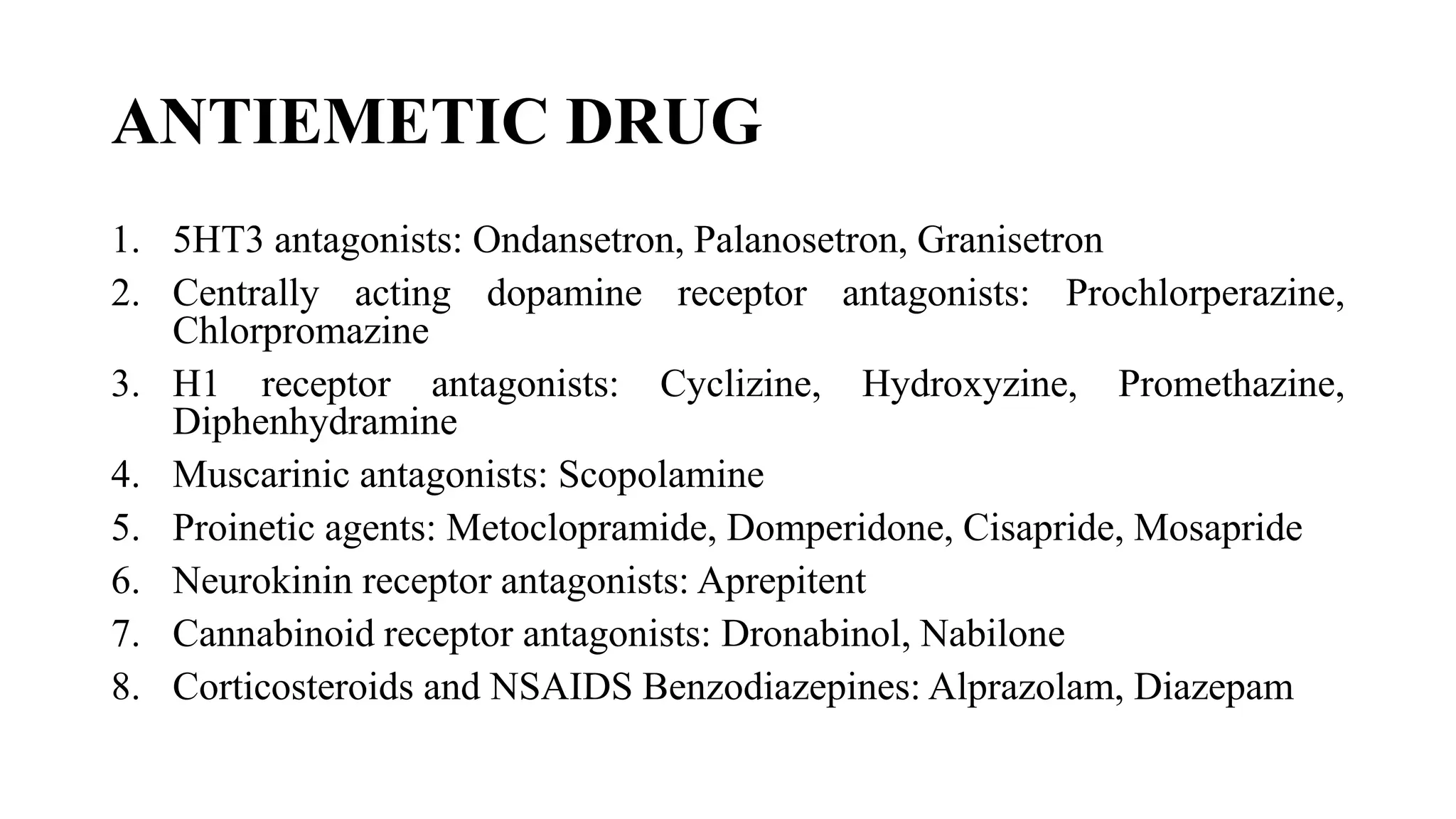 SCREENING OF METHOD EMETIC ANTIEMETICS | PPTX