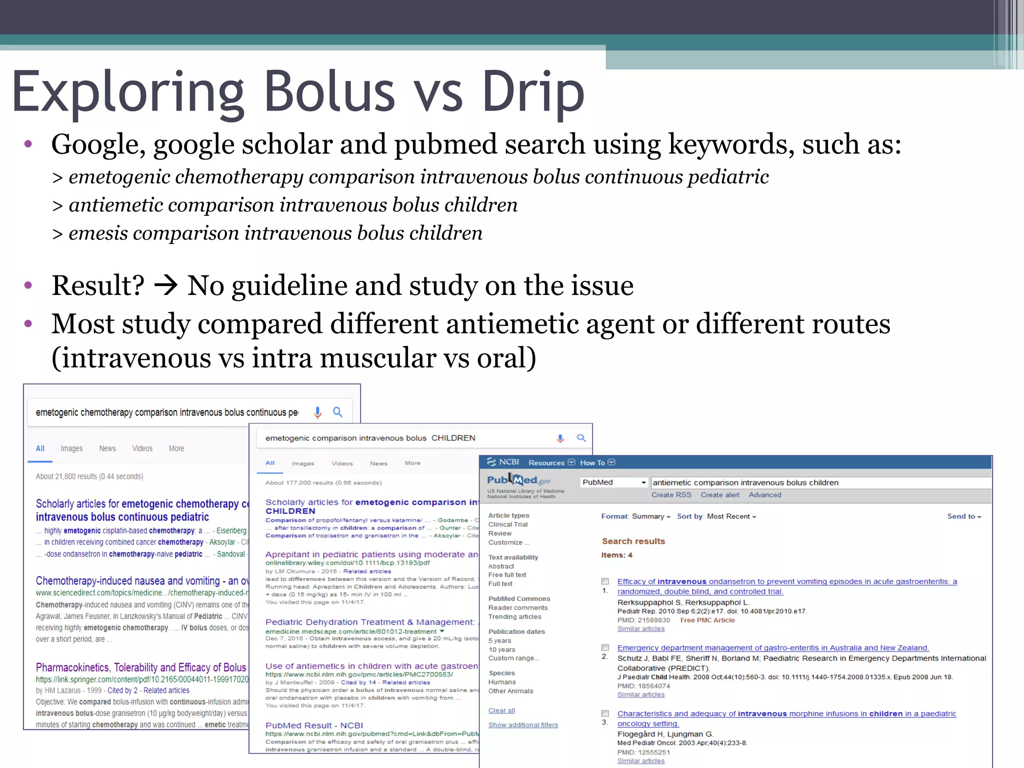 Antiemetic bolus vs drip in oncology dwi ambar | PPT