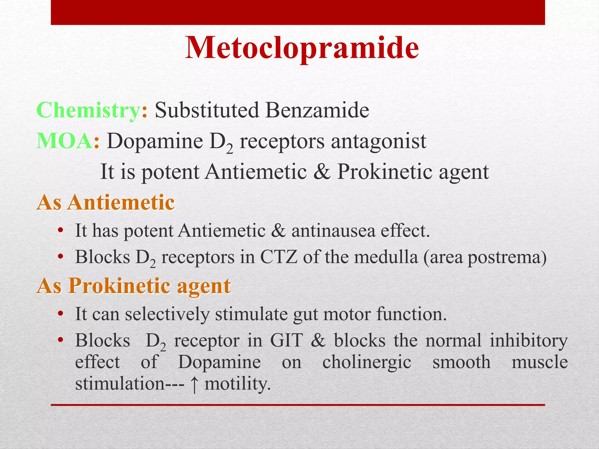 Antiemetics | PPTX