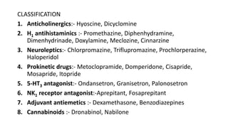 Antiemetics | PPTX