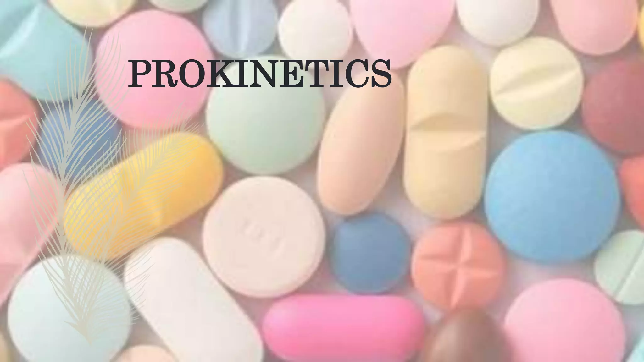 Antiemetics and prokinetics classification with mechansim | PPTX ...
