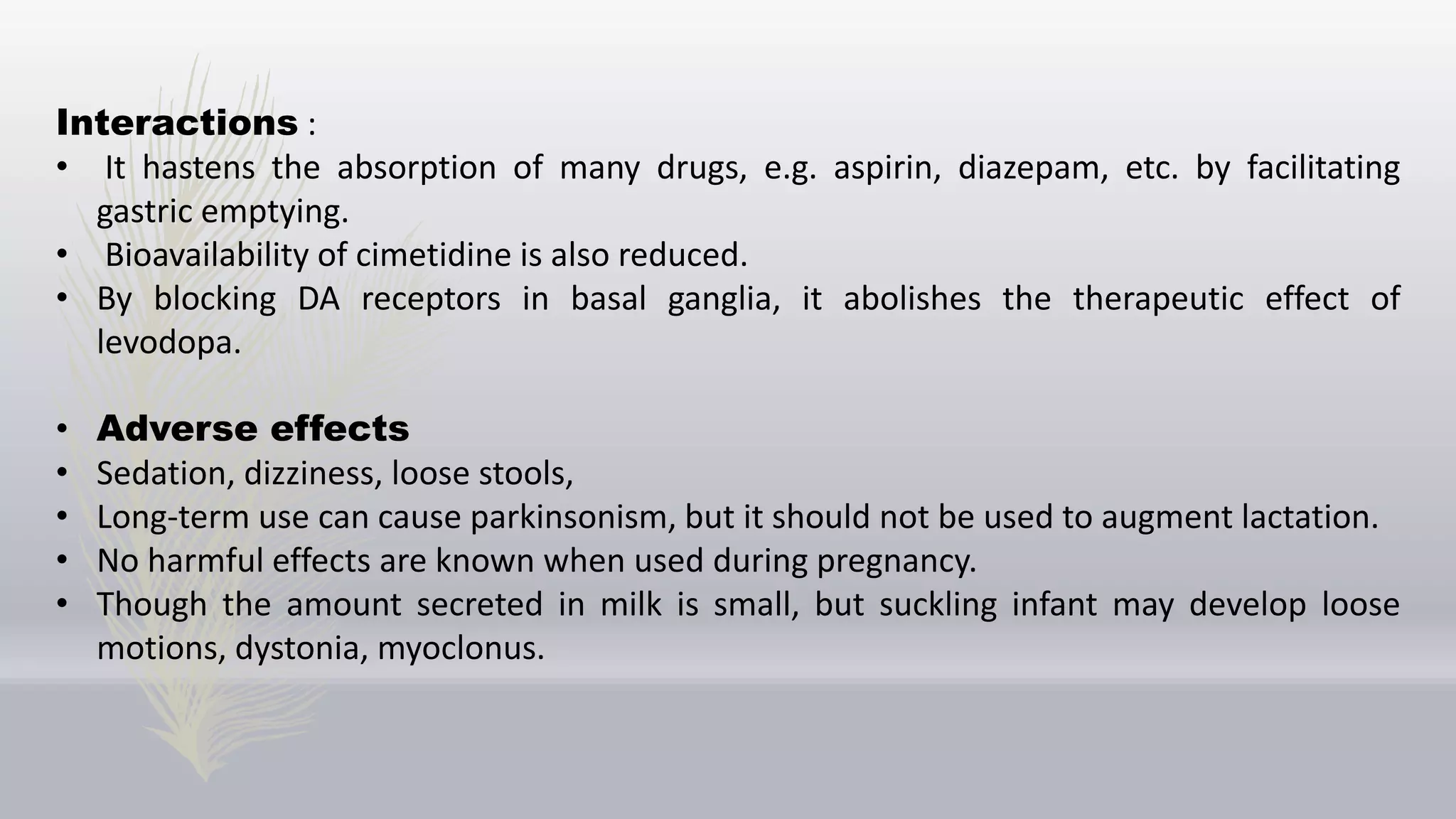 Antiemetics and prokinetics classification with mechansim | PPTX