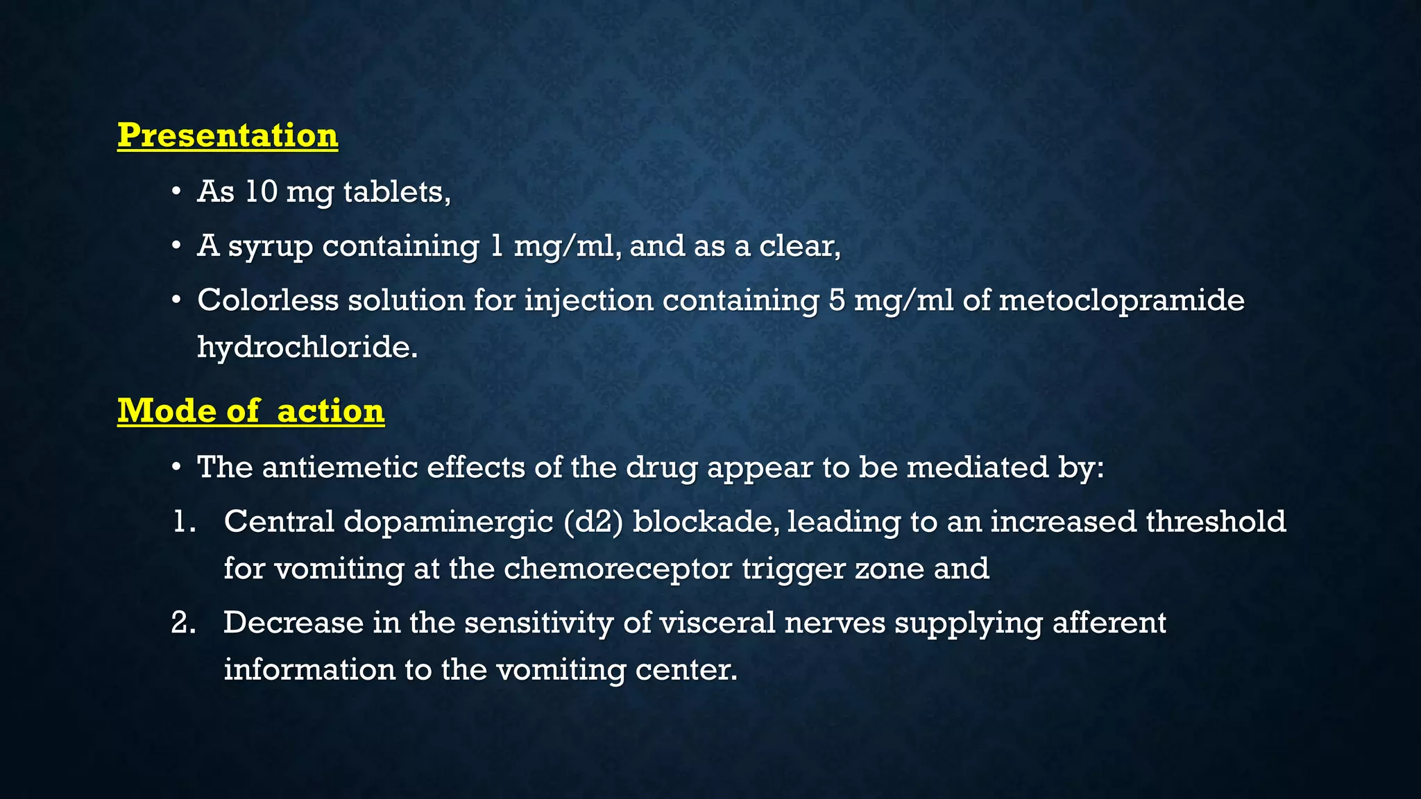 Antiemetic's _ Ondansetron | PDF