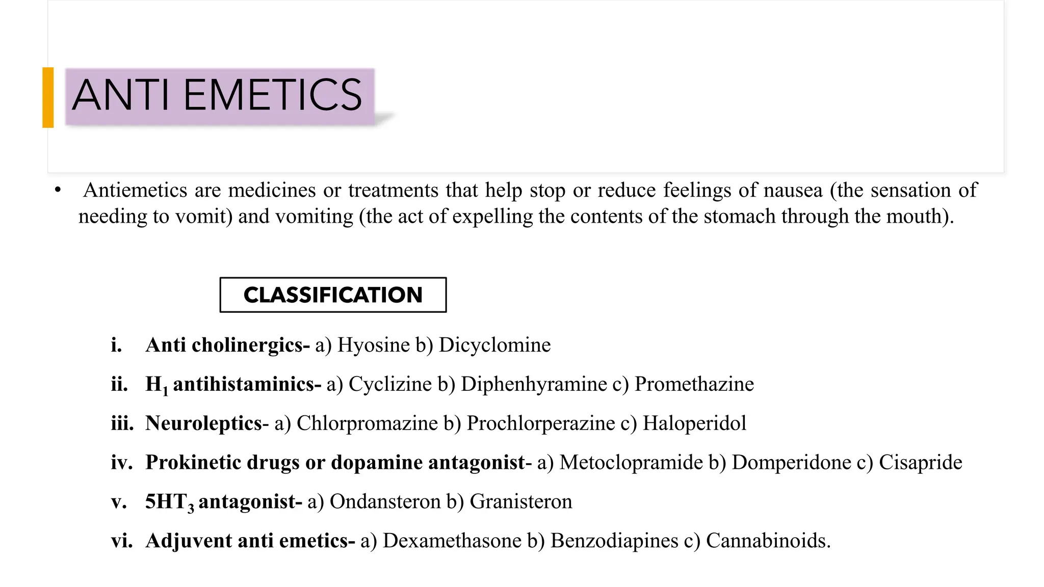 Antiemetics Pharmacology Presentation.ppt
