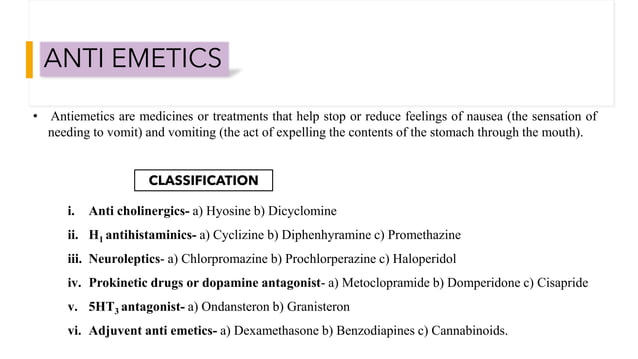 Antiemetics Pharmacology Presentation.ppt