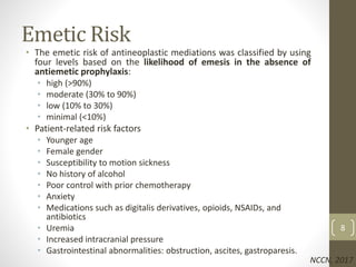 Antiemetics 07122017 | PPTX