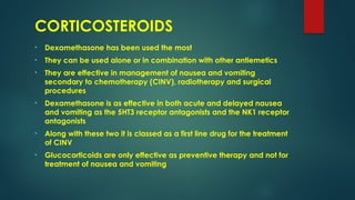 ANTIEMETIC drugs for clinical use in hospitals | PPTX