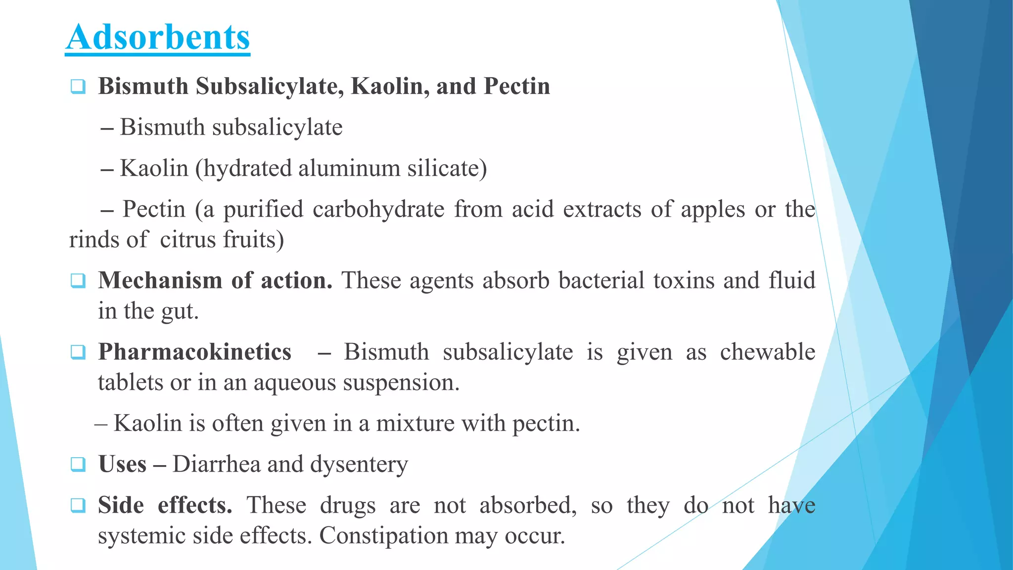 Antiemetics, Anti-Diarrheals and Drugs for Constipation and irritable ...