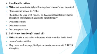 Antiemetics, Anti-Diarrheals and Drugs for Constipation and irritable ...