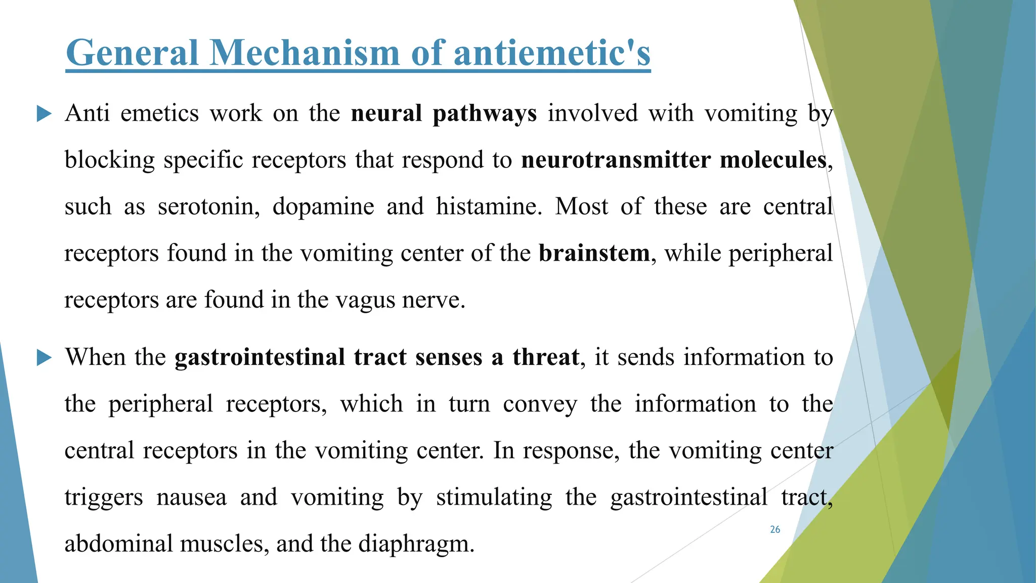 Antiemetics, Pharmacology by Baqir Naqvi.pptx
